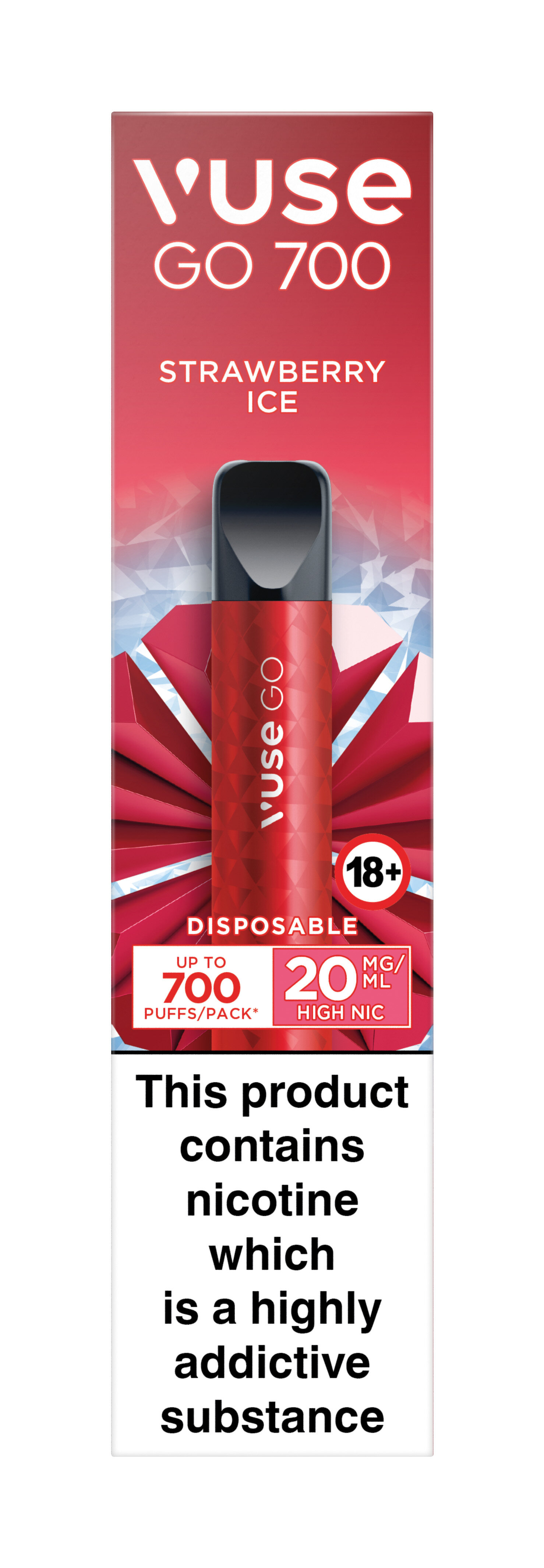 VUSE GO 700 - STRAWBERRY ICE - 20MG - AquaVape