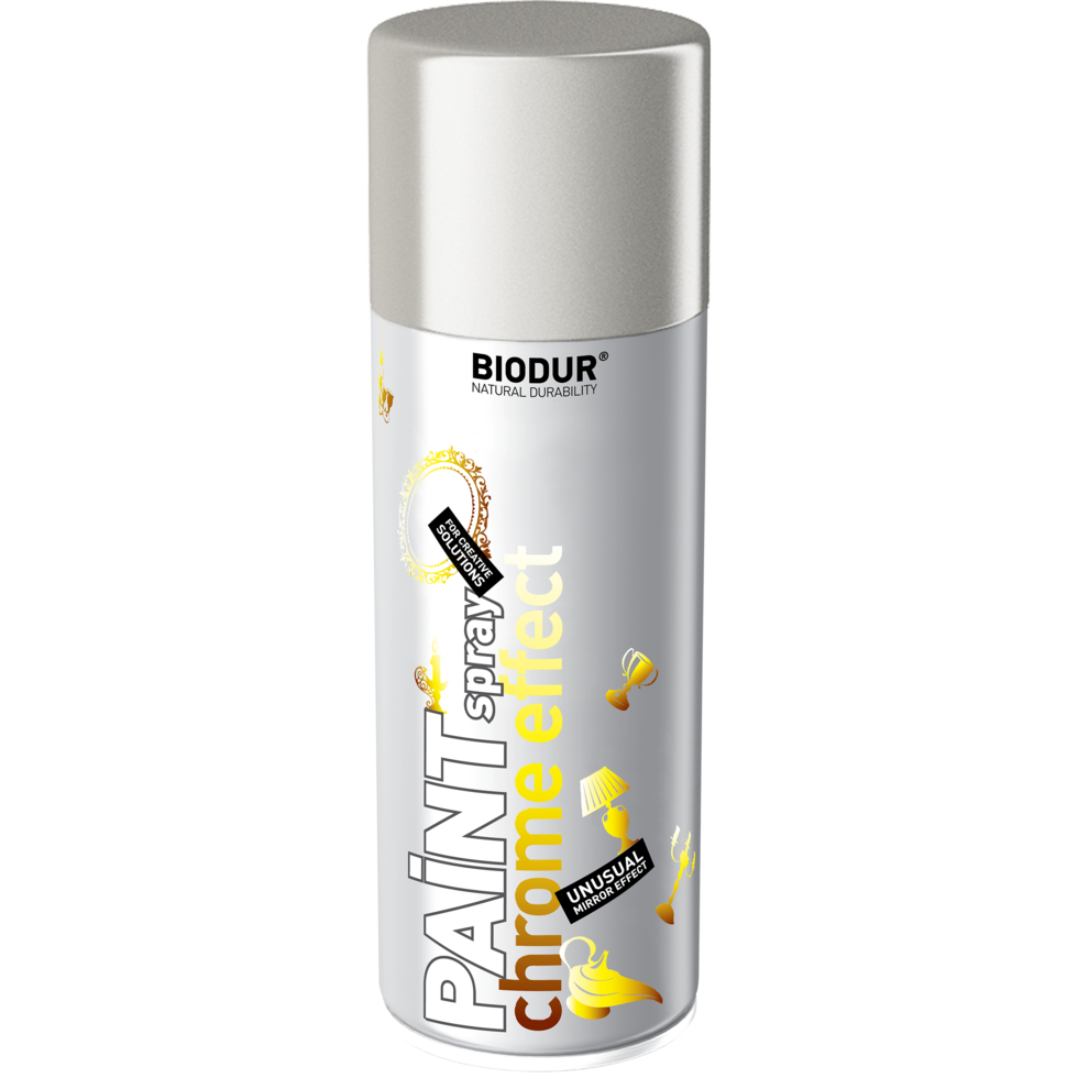 BD CHROME EFFECT-SILVER - BIODUR SPRAY PAINT 400ml - Athinodoros ...