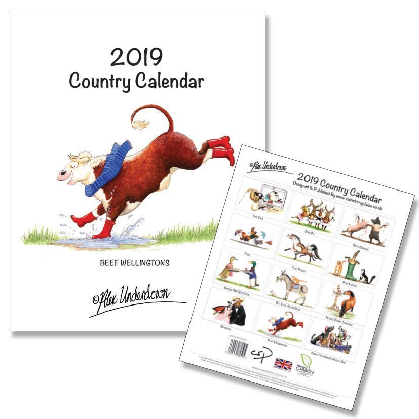 The Country Calendar 2019 by Alex Underdown - CSP Countryside Greetings