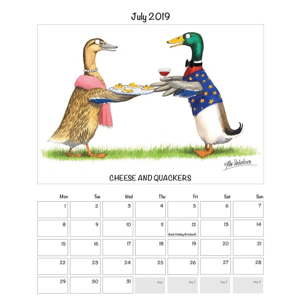 The Country Calendar 2019 by Alex Underdown - CSP Countryside Greetings