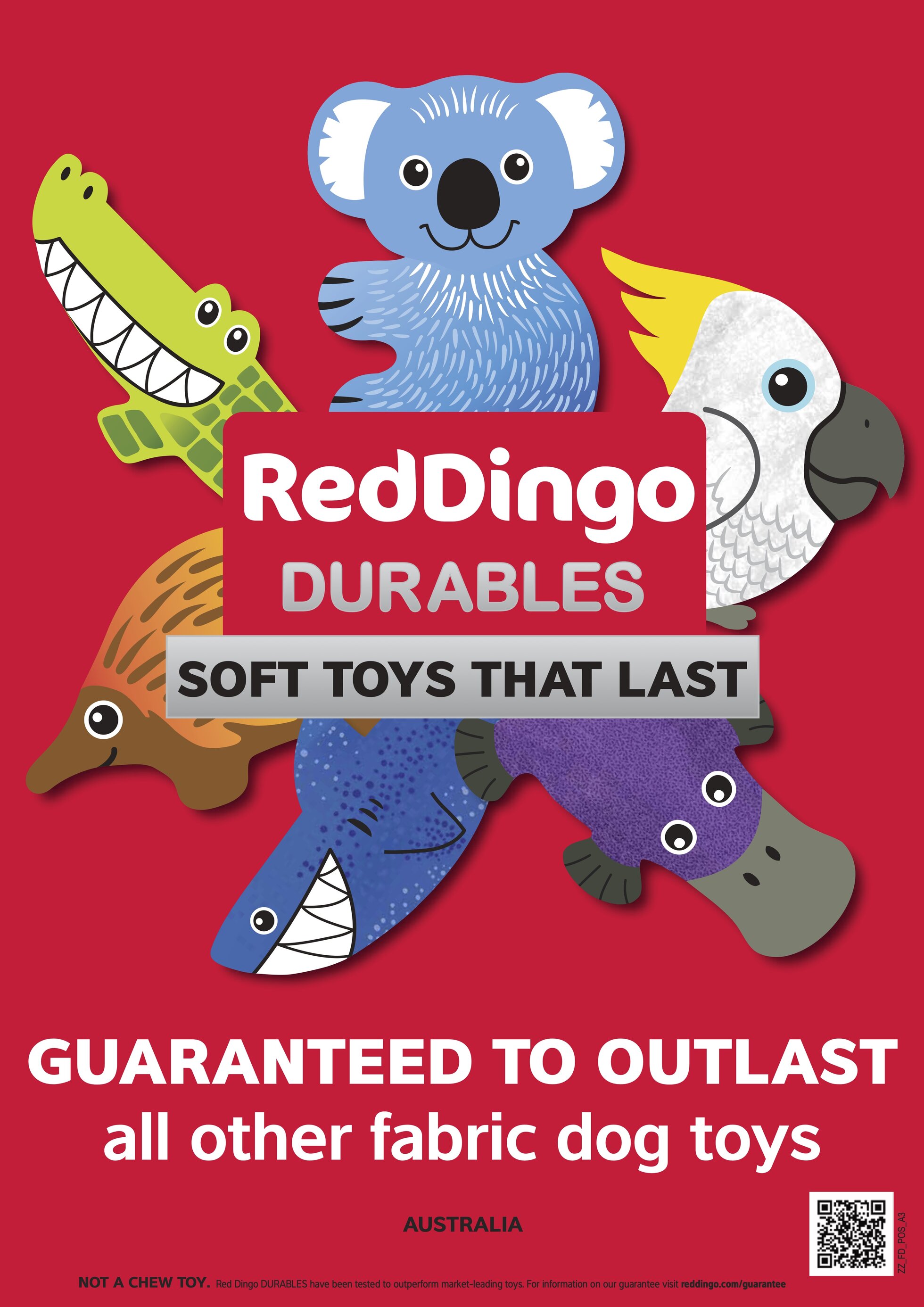 Durables Flat POS Poster - Red Dingo Distributor Ordering