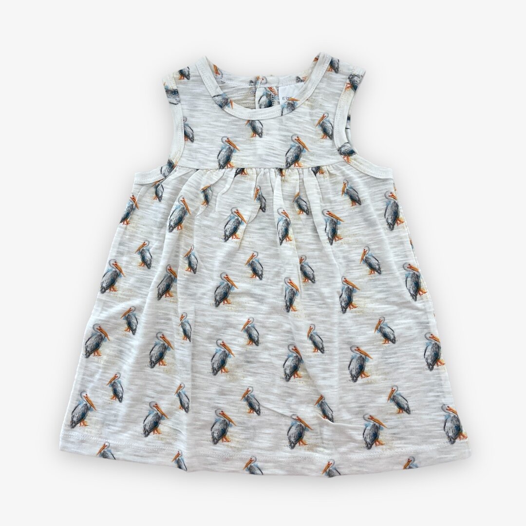 willow dress set || pete the pelican - Velvet Fawn