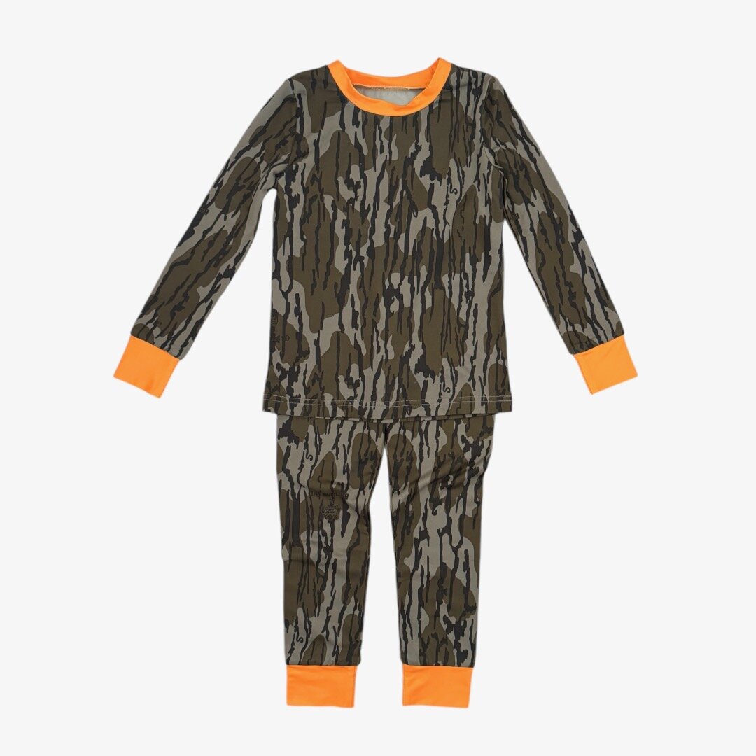 long sleeve two piece microfleece pajama/base layer || original ...