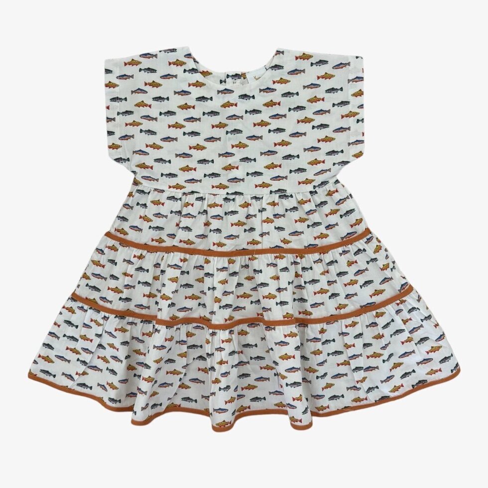 alice dress || tropicana tango - Velvet Fawn