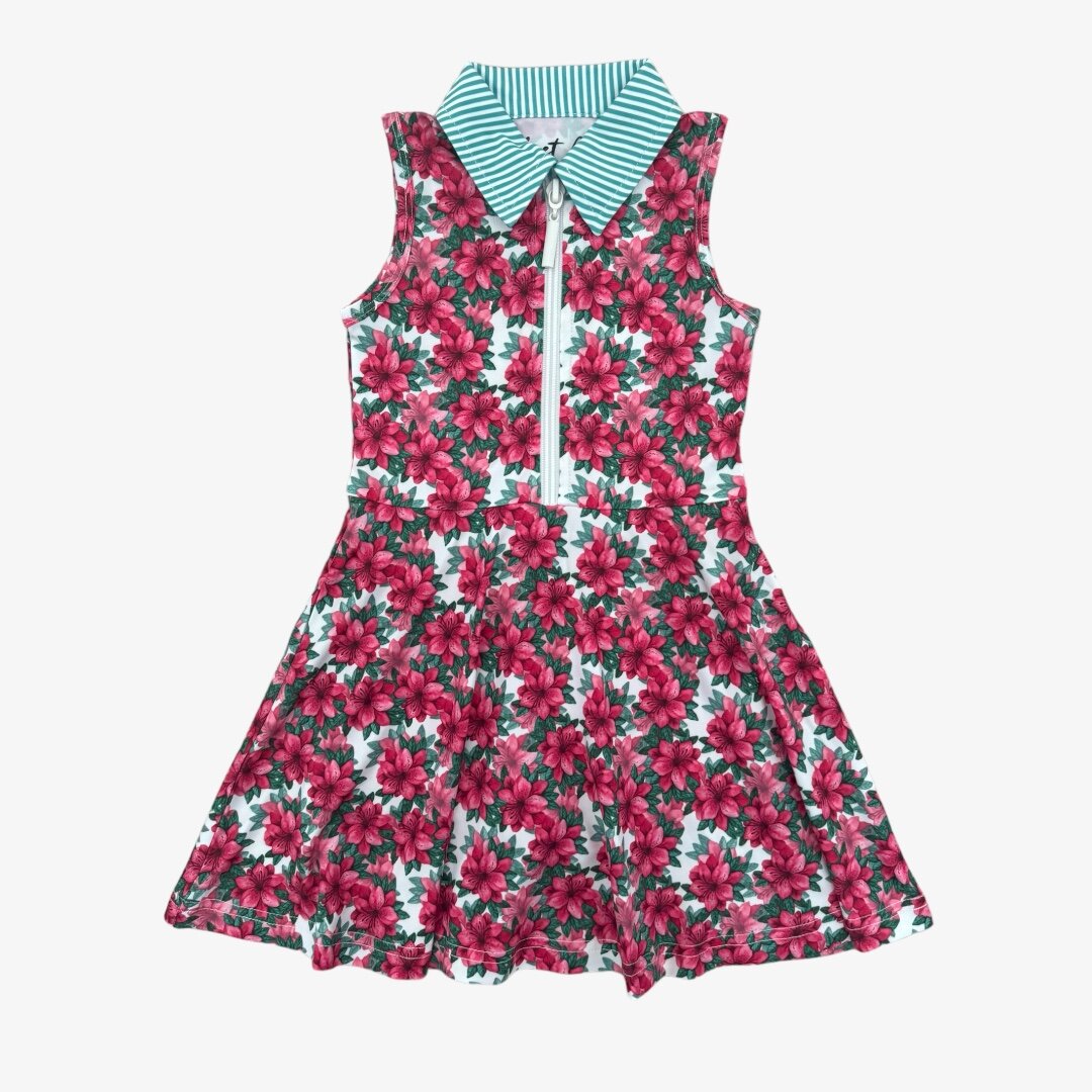 taylor performance dress UPF || azalea blaze - Velvet Fawn
